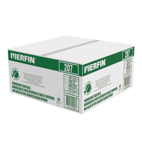 Merfin 2500 Ultra Mini Twin Tissue Dispenser, takes 205 Toilet Tissue ...