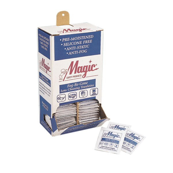 Magic Fog-Be-Gone Lens Cleaning Towelettes, 100 towelettes/dispenser ...