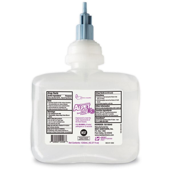Best Smart-San Alpet E3, Hand Sanitizer Foam, 6x1250ml/case - E703 ...