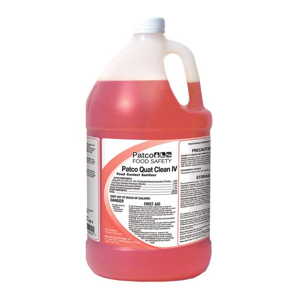 Secondary Label - #0 Quat Clean IV Sanitizer - G301/SL | Amerisan LLC