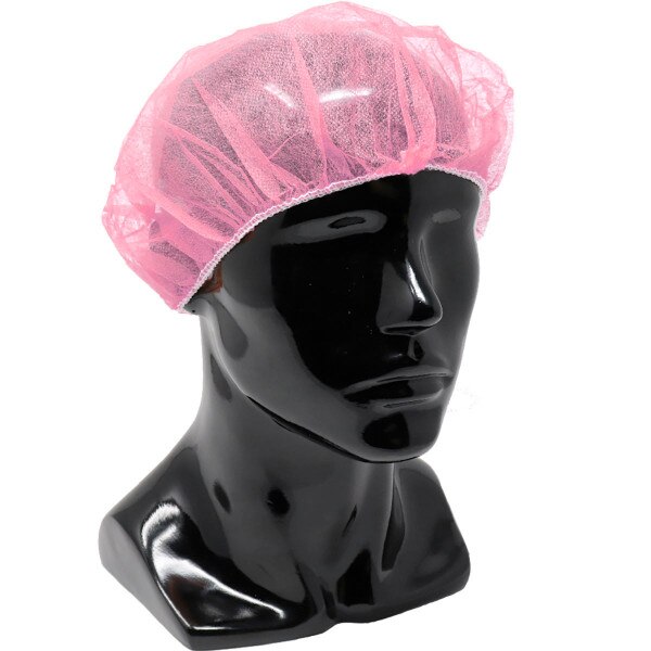 21" Bouffant Caps, Pink, 1000/case - H207/21P | Amerisan LLC