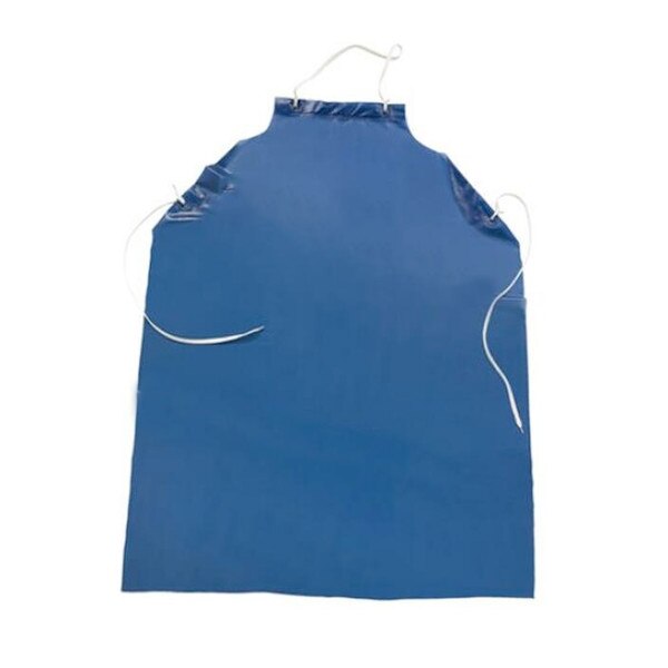 Blue Aprons, 6mil PVC Sewn Edge 35"x48" w/Ties, 6dz/case - H238/B ...