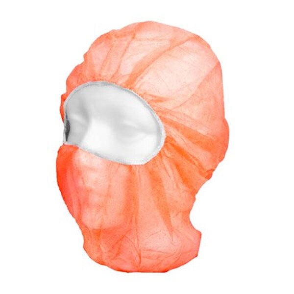 Large Hood, Polypropylene Combined Bouffant & Beard Guard- Red, 1000 ...