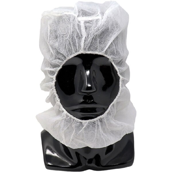 Polypropylene Hood, Combined Bouffant & Beard Guard, Orange, 1000/case ...