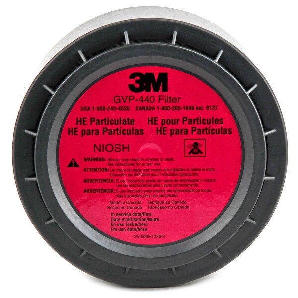3M GVP-440 High Efficiency Respiratory Filter, 8/case - H726 | Amerisan LLC