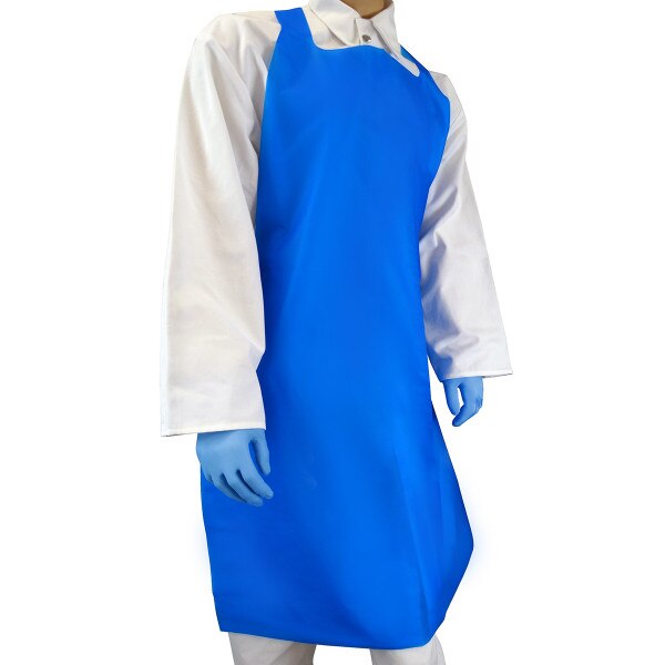 UMBO Polytef 4mil Apron, Blue, 35"x55", 25pcs/bag, 8bags/case 200pcs ...