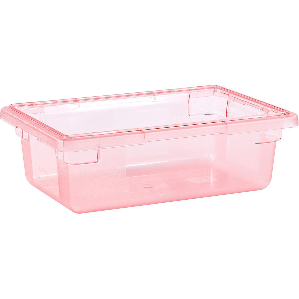 StorPlus Color-Coded Food Box Storage Container 3.5 Gallon, 18" x 12" x ...