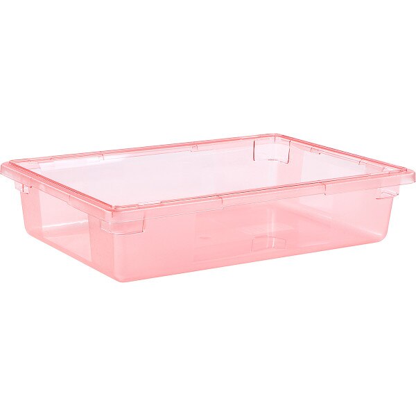 StorPlus Color-Coded Polycarbonate Food Box Storage Container, Red, 12. ...