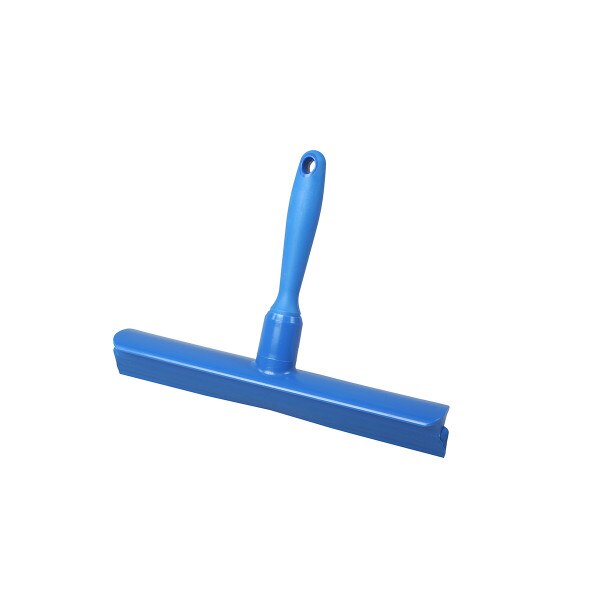 12" Hand Squeegee, One-Piece Super Hygienic, With Hand Grip - Blue ...