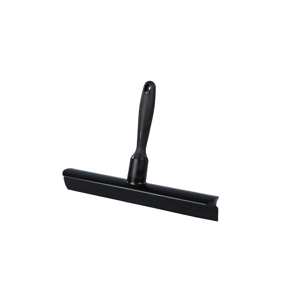 12" Hand Squeegee, One-Piece Super Hygienic, With Hand Grip - Black ...