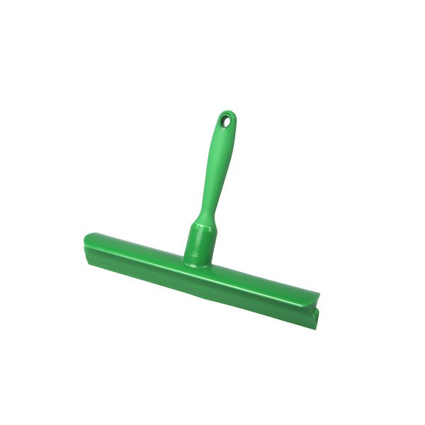 12" Hand Squeegee, One-Piece Super Hygienic, With Hand Grip - Green ...