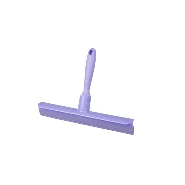 12" Hand Squeegee, One-Piece Super Hygienic, With Hand Grip - Purple ...