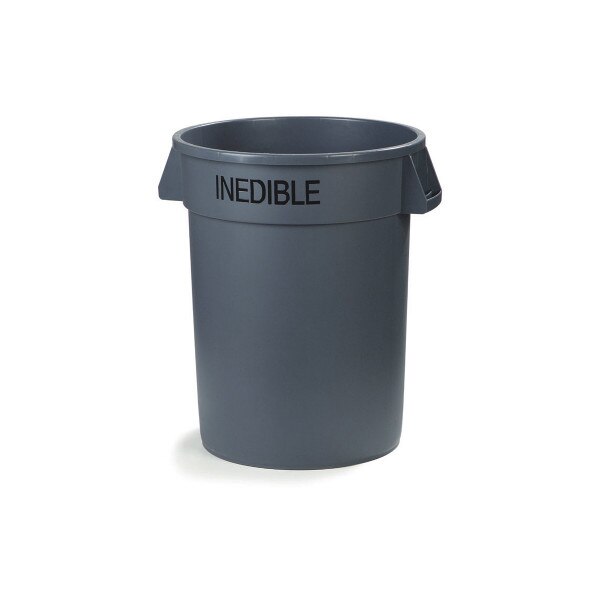 Huskee 32gal. Container, Imprinted "Inedible" - Gray - K302/GY-CON ...