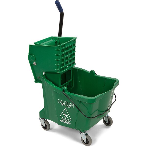 35qt. Mop Bucket and Side Press Wringer Combo - Green - K303/G ...