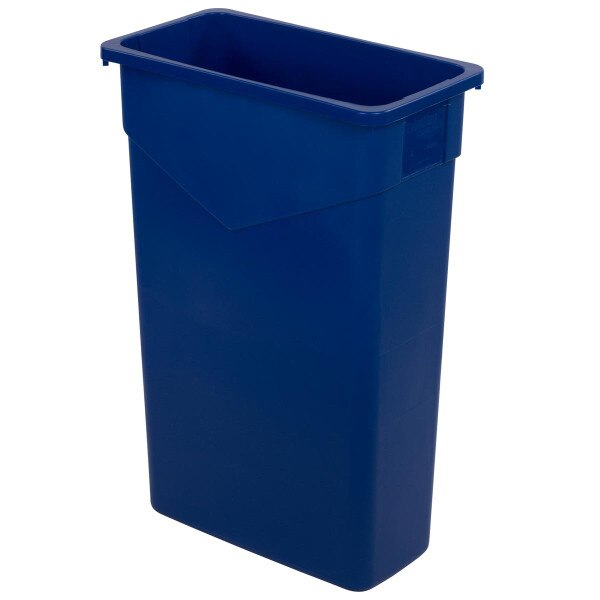 Rectangle Waste Container 23 Gallon - Blue (buy in cases of 4ea to ...