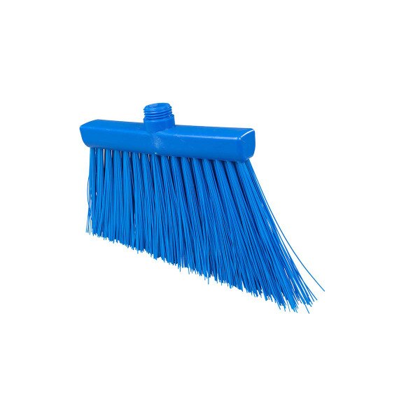 12" Upright Angled Sweeper, Stiff - Blue - K40195/B | Amerisan LLC