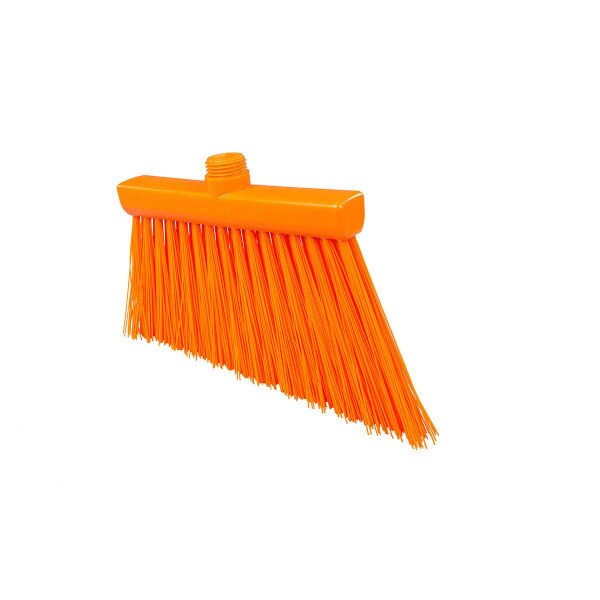 12" Upright Angled Sweeper, Stiff - Orange - K40195/T | Amerisan LLC
