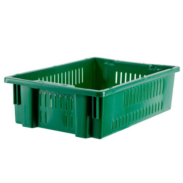 Orbis Stack-N-Nest Green Agricultural Vented Crate 20x13x5" - K670 ...
