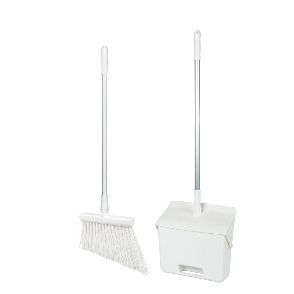 Color Coded Lobby Pan & 12" Upright Sweeper Set with Upright Sweeper ...