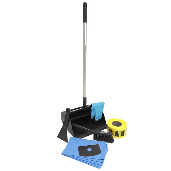 Glass Breakage Incident Clean Up Kit, Black - K80700/BLK