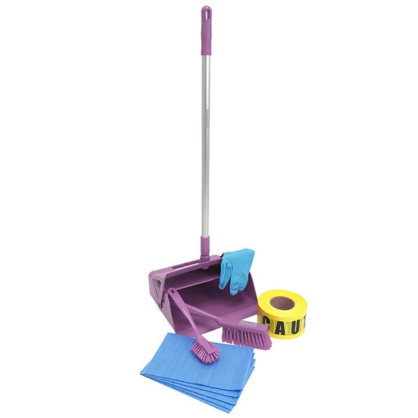 Glass Breakage Incident Clean Up Kit, Purple - K80700/P