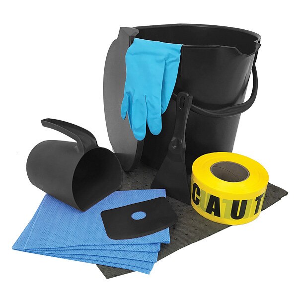 Allergen Spillage Liquids Clean Up Kit, Black - K80703/BLK