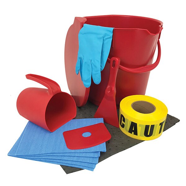Glass Breakage Incident Clean Up Kit, Red - K80700/R