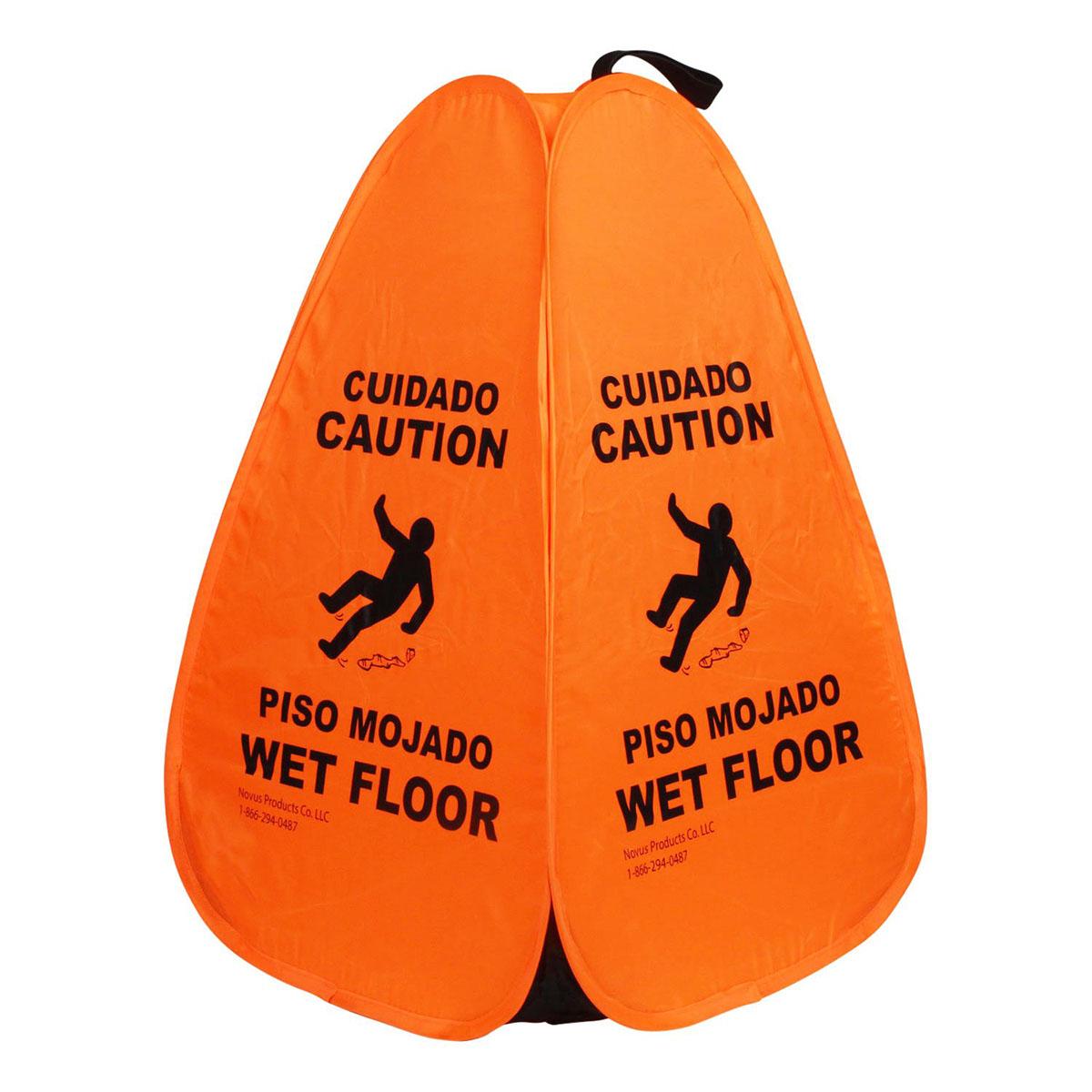 20" Orange Wet Floor Sign Pop up Cone - K904 | Amerisan LLC