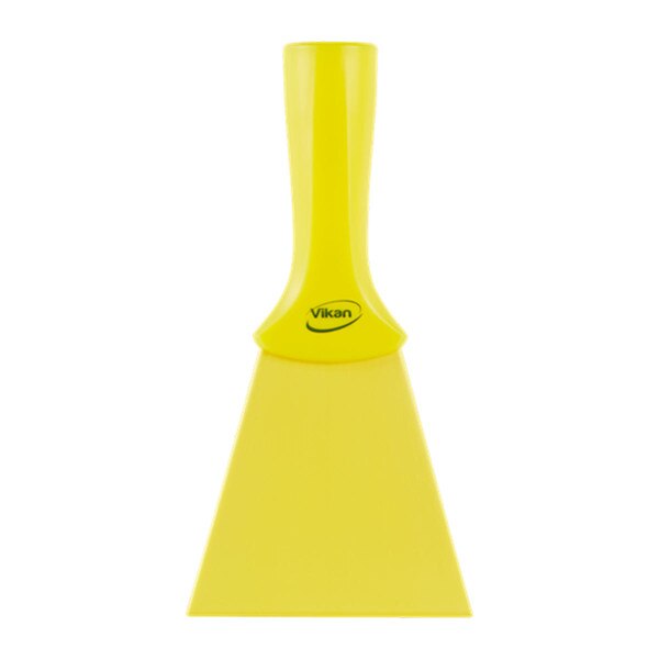 4" Nylon Scraper with Threaded Handle - Yellow - KREM4012/Y | Amerisan
