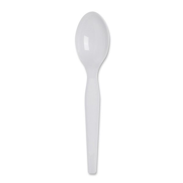 Heavy Weight Spoon, White, Polypro, 1000/case - M093 | Amerisan LLC