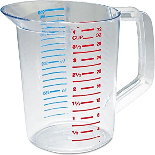 K638/32 - MEASURING CUP, Quart/32oz size, Clear