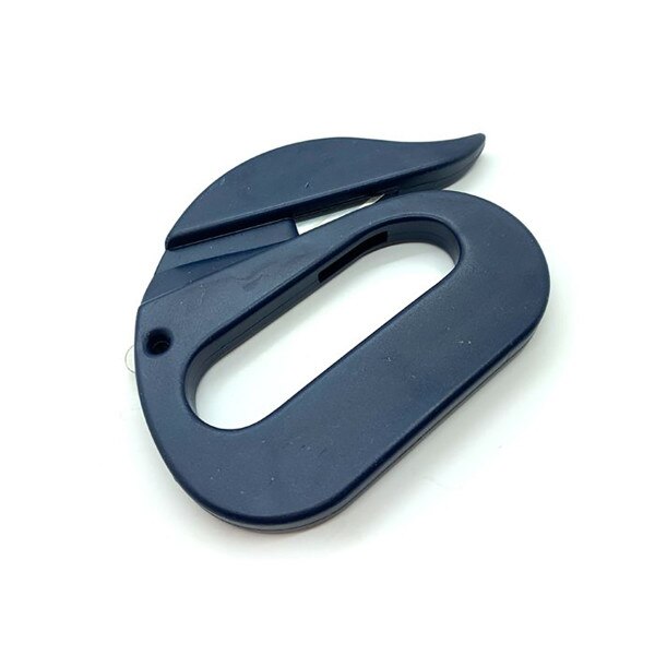 Metal Detectable Swan Bag Cutter Knife - Blue, 10/pk - P102 | Amerisan LLC