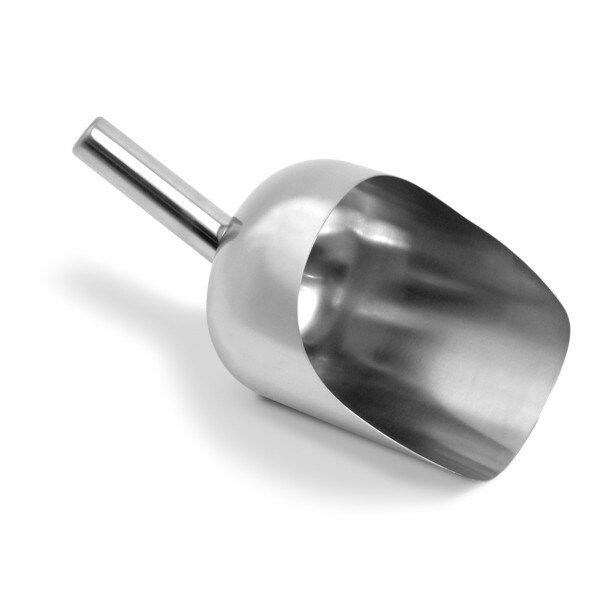 Stainless Steel Rounded, Scoop - 128oz. - P3998 | Amerisan LLC
