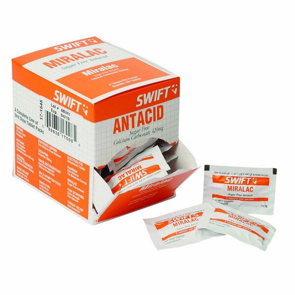 Miralac Antacid, 100/box, 12 boxes/case - Q535 | Amerisan LLC