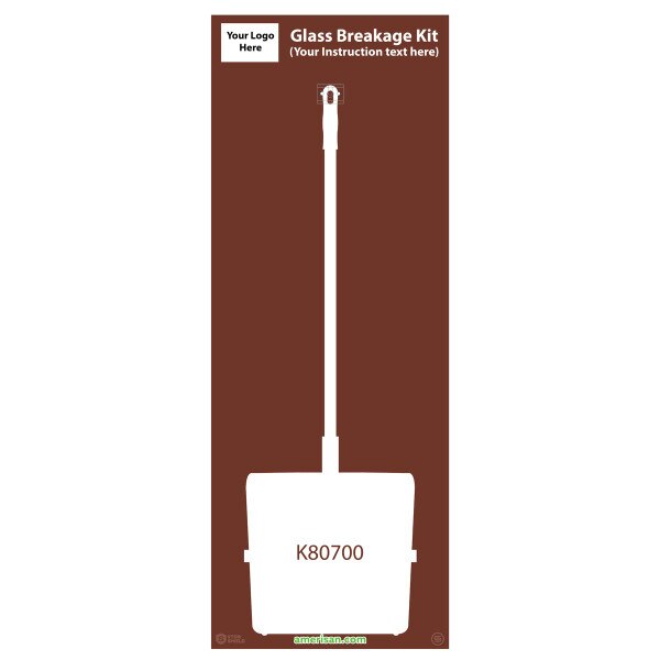 Glass Breakage Incident Clean Up Kit, Brown - K80700/BR