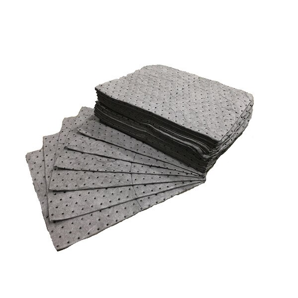 Absorbent Pads Universal Heavy Weight, Multi Layered Dimple Fine-Fiber ...